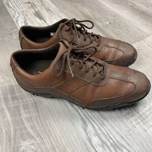 FootJoy | Shoes | Footjoy Womens Brown Leather Lopro Collection Golf ...